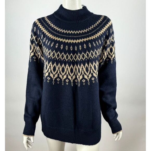 Joules | Sweaters | Joules Elvie Embellished Fair Isle Jumper Sweater ...